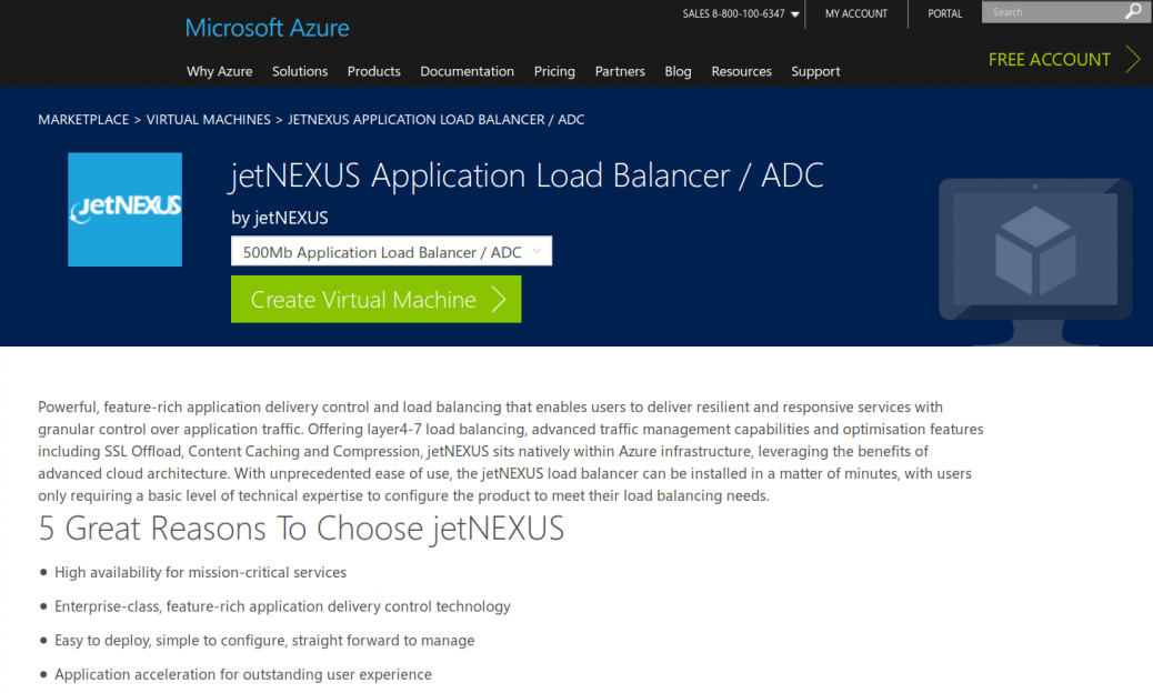 Azure Virtual Appliance (Resource Manager Deployment Model) – Edgenexus ...