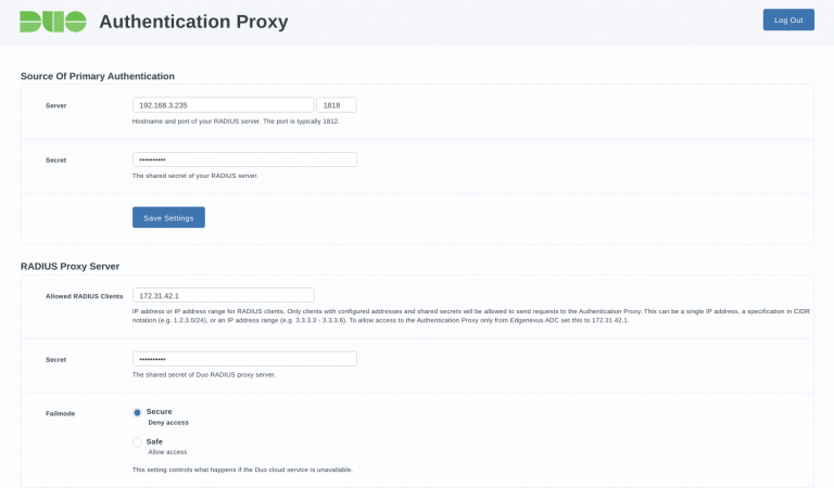 Duo Authentication Proxy – Edgenexus App Store